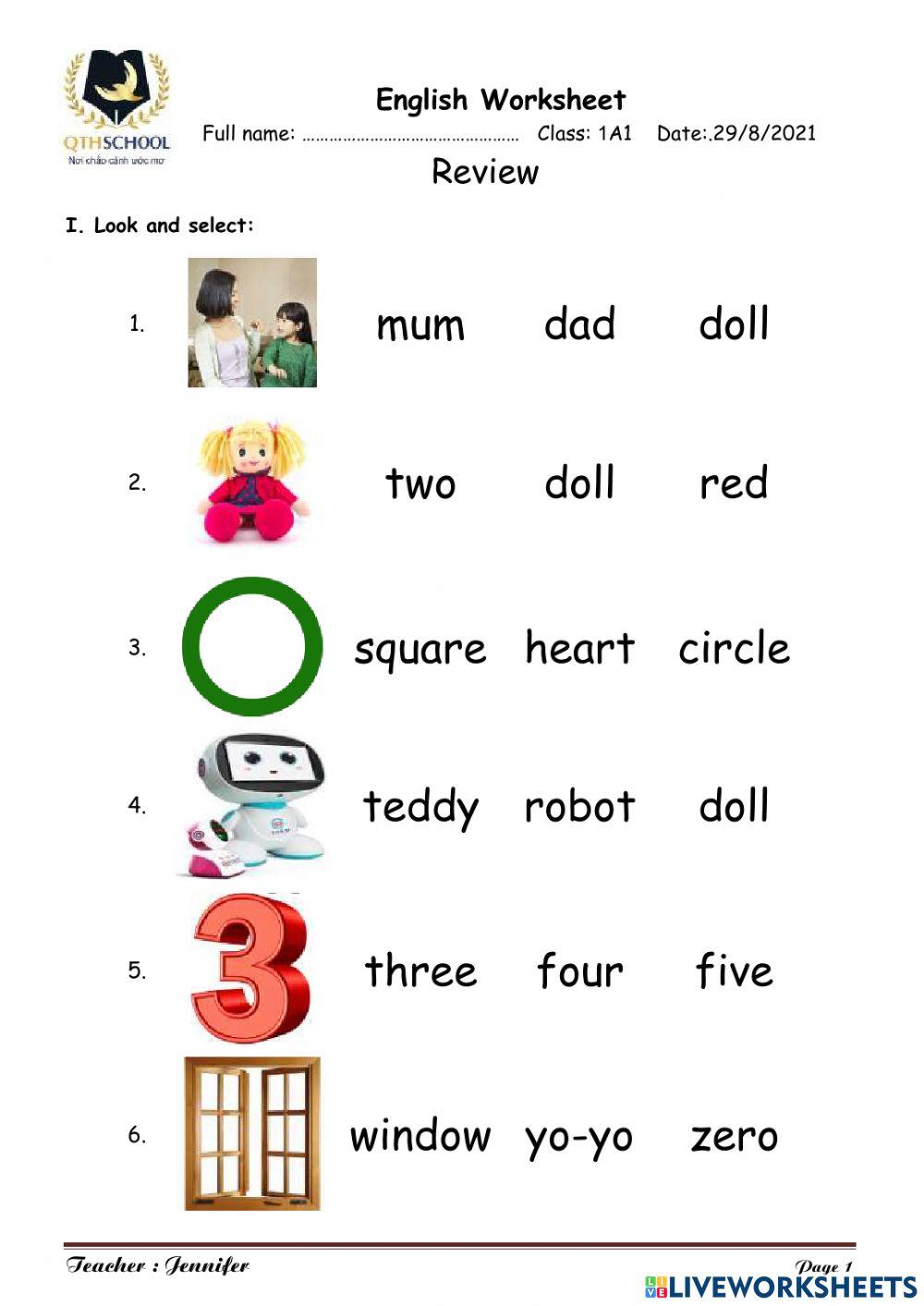 Review ABC | Free Interactive Worksheets | 1321597