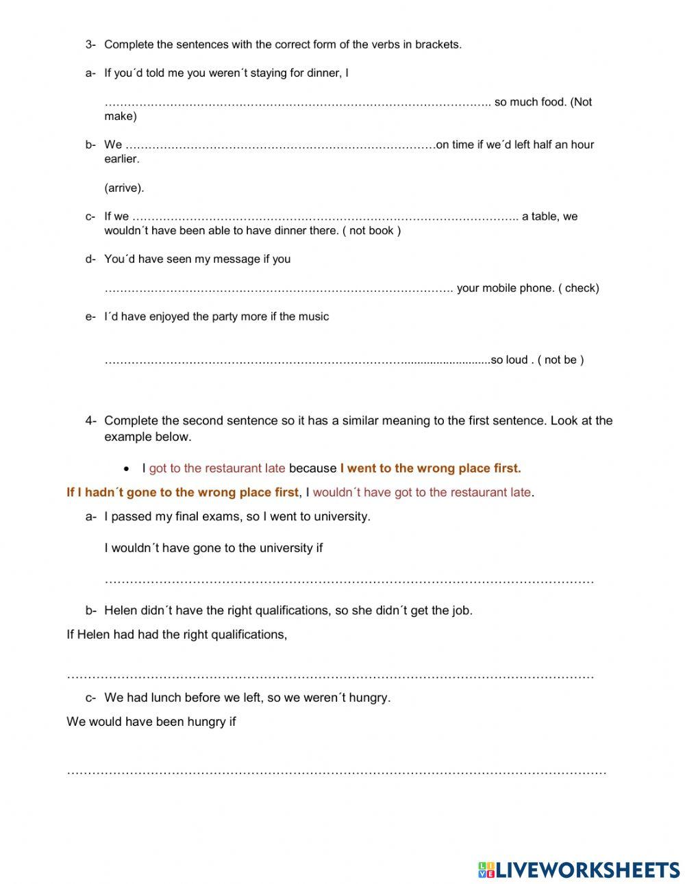 1321660 | THIRD CONDITIONAL SENTENCES | Andrea Verónica