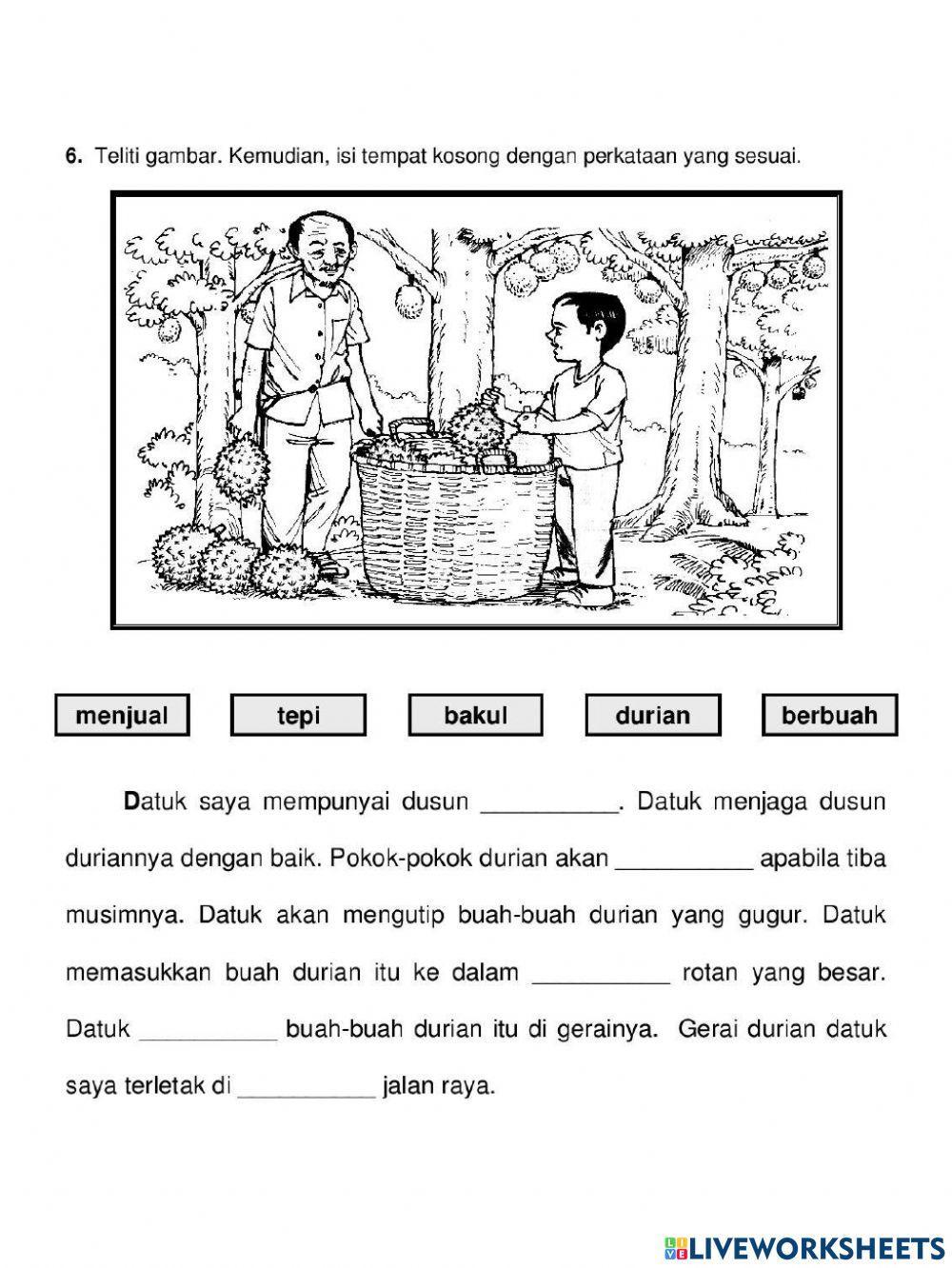Latihan Bahasa Melayu 1321931 Anjiri Liveworksheets