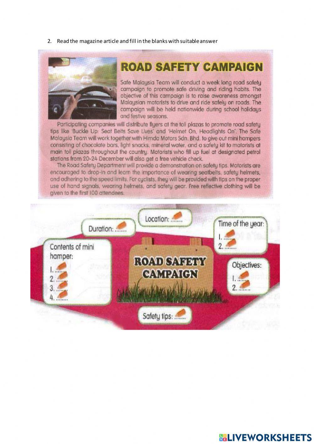 Be Aware worksheet | Live Worksheets