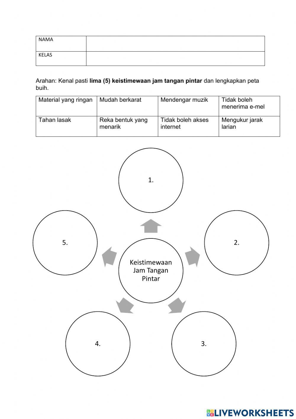 Menulis interactive activity | Live Worksheets
