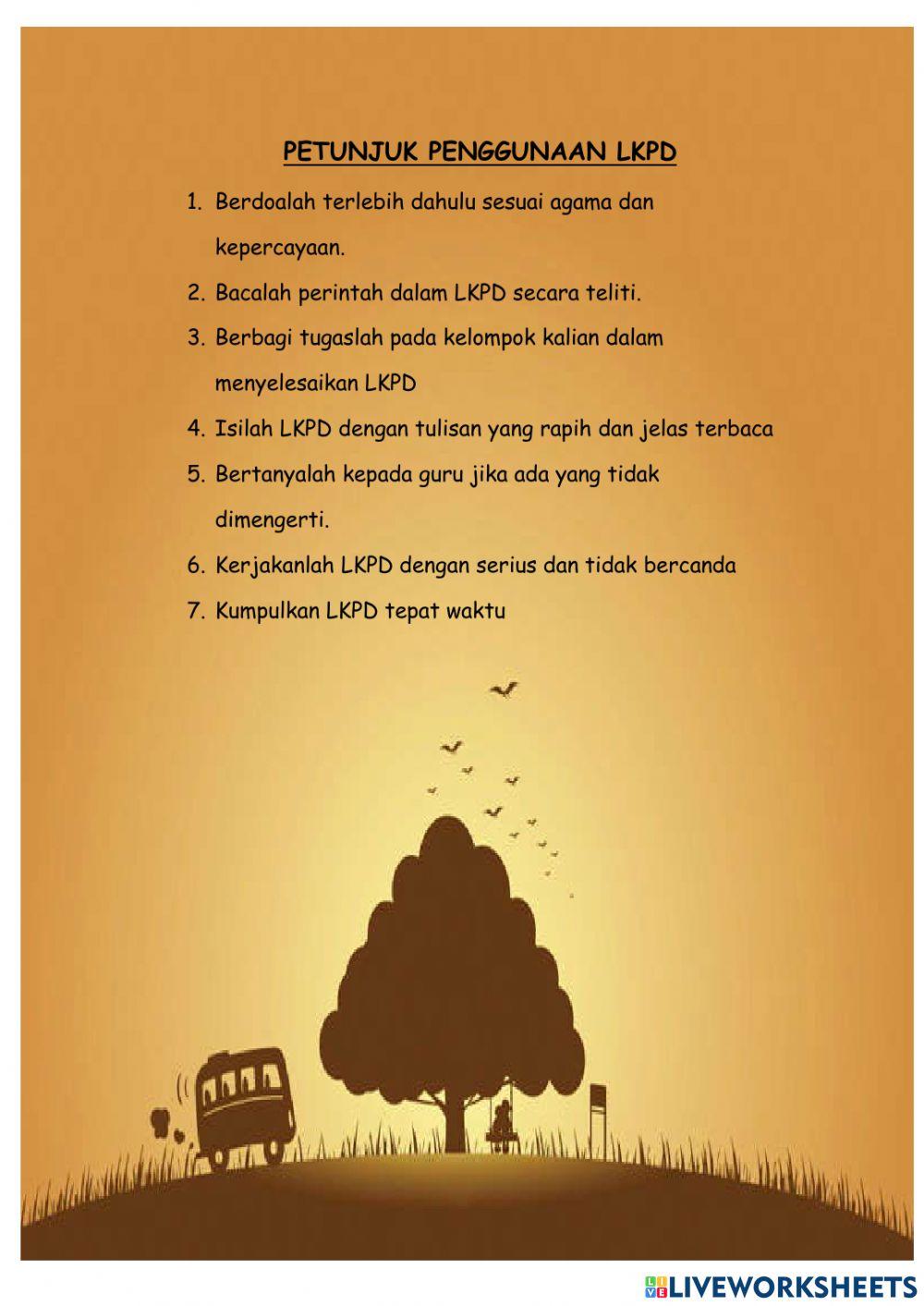 Lkpd tema 2 SUB… | Free Interactive Worksheets | 1327231