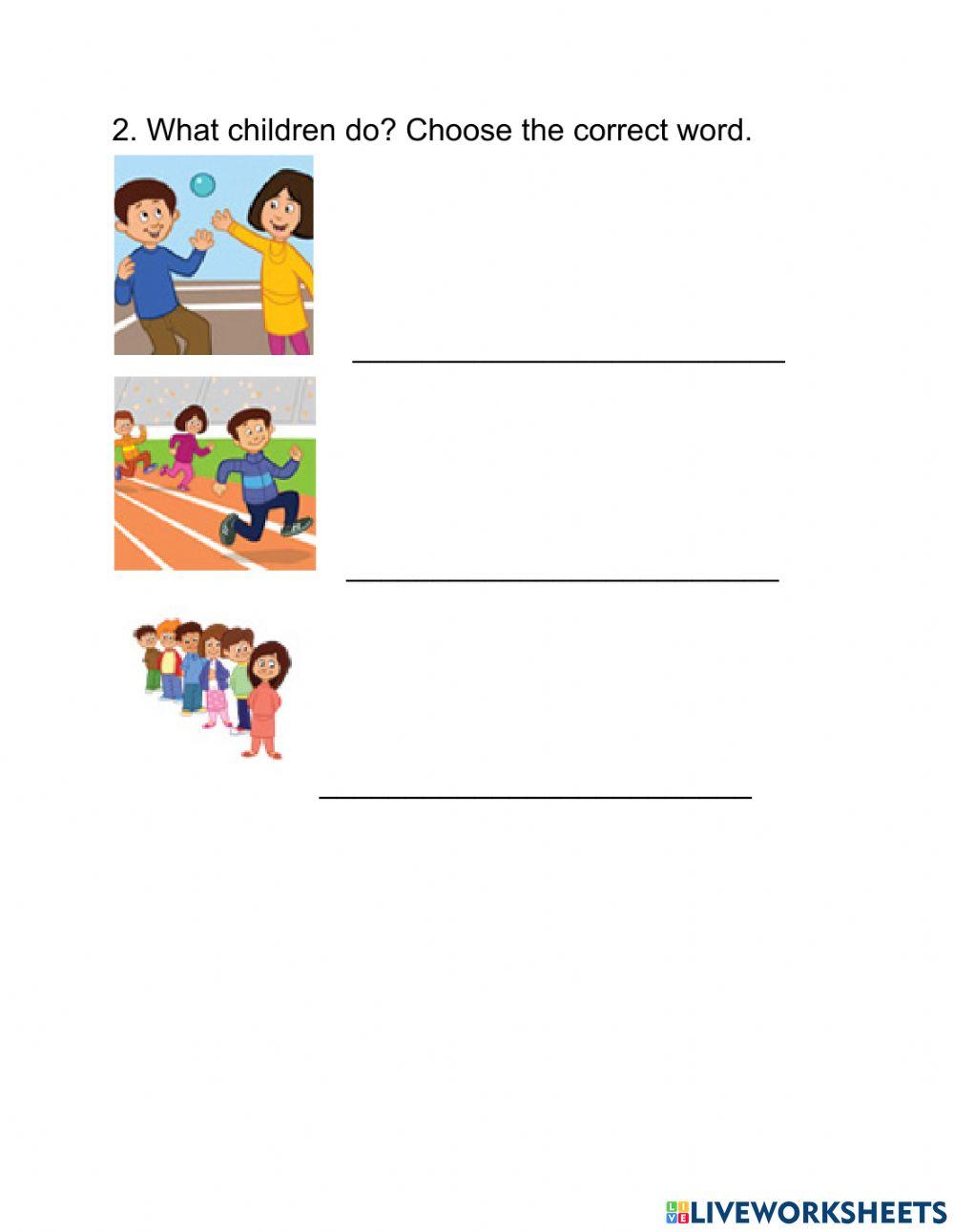 Activities online exercise for Primary | Live Worksheets