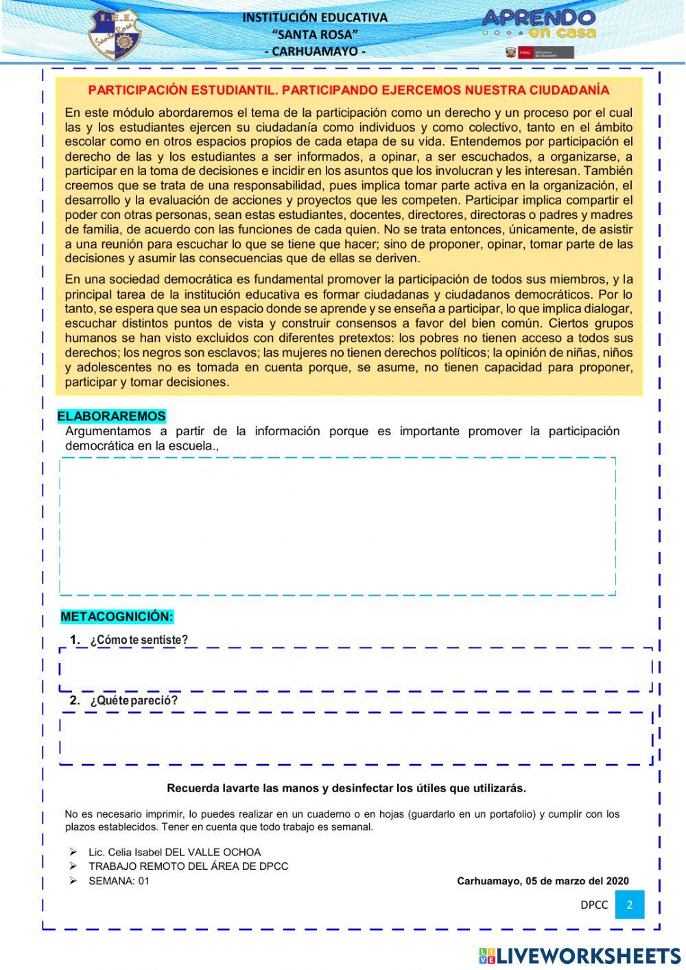 Dpcc interactive worksheet | Live Worksheets