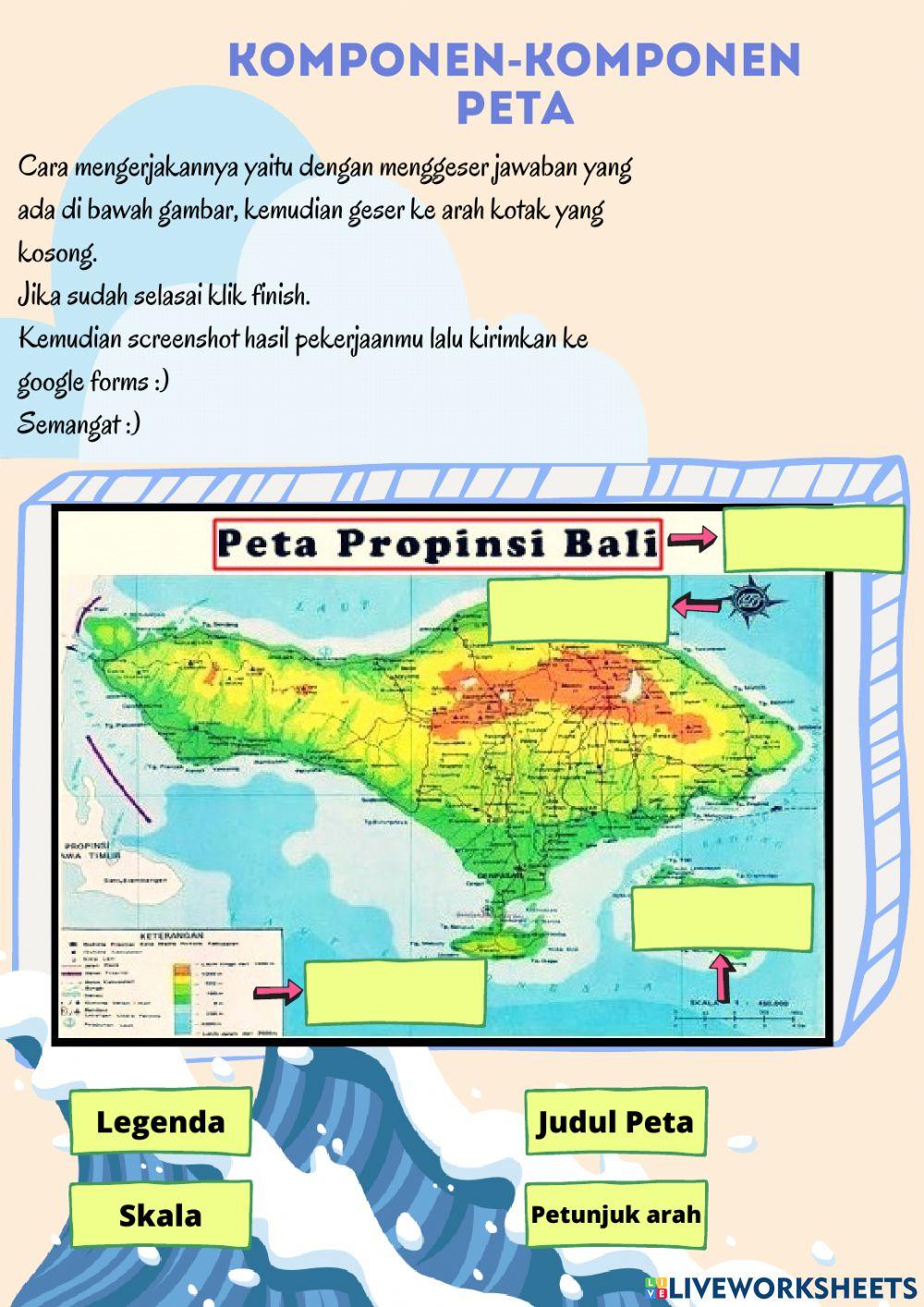 Komponen Peta exercise | Live Worksheets