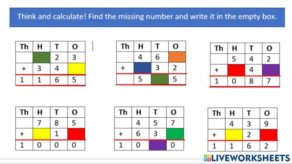 find the missing digits addition | NiharikaBist | Live