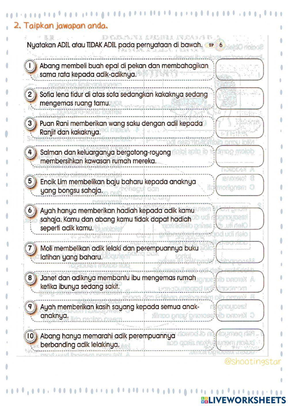 1224114 | Pendidikan Moral Tahun 2 Unit 8 Ulangkaji