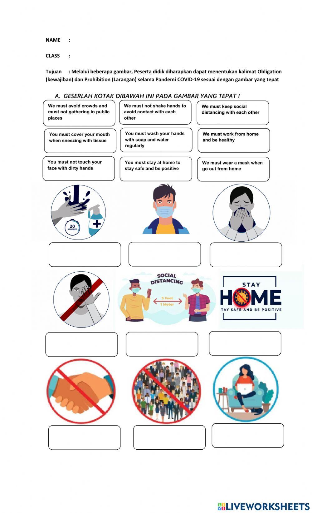 Obligation and … | Free Interactive Worksheets | 1224274