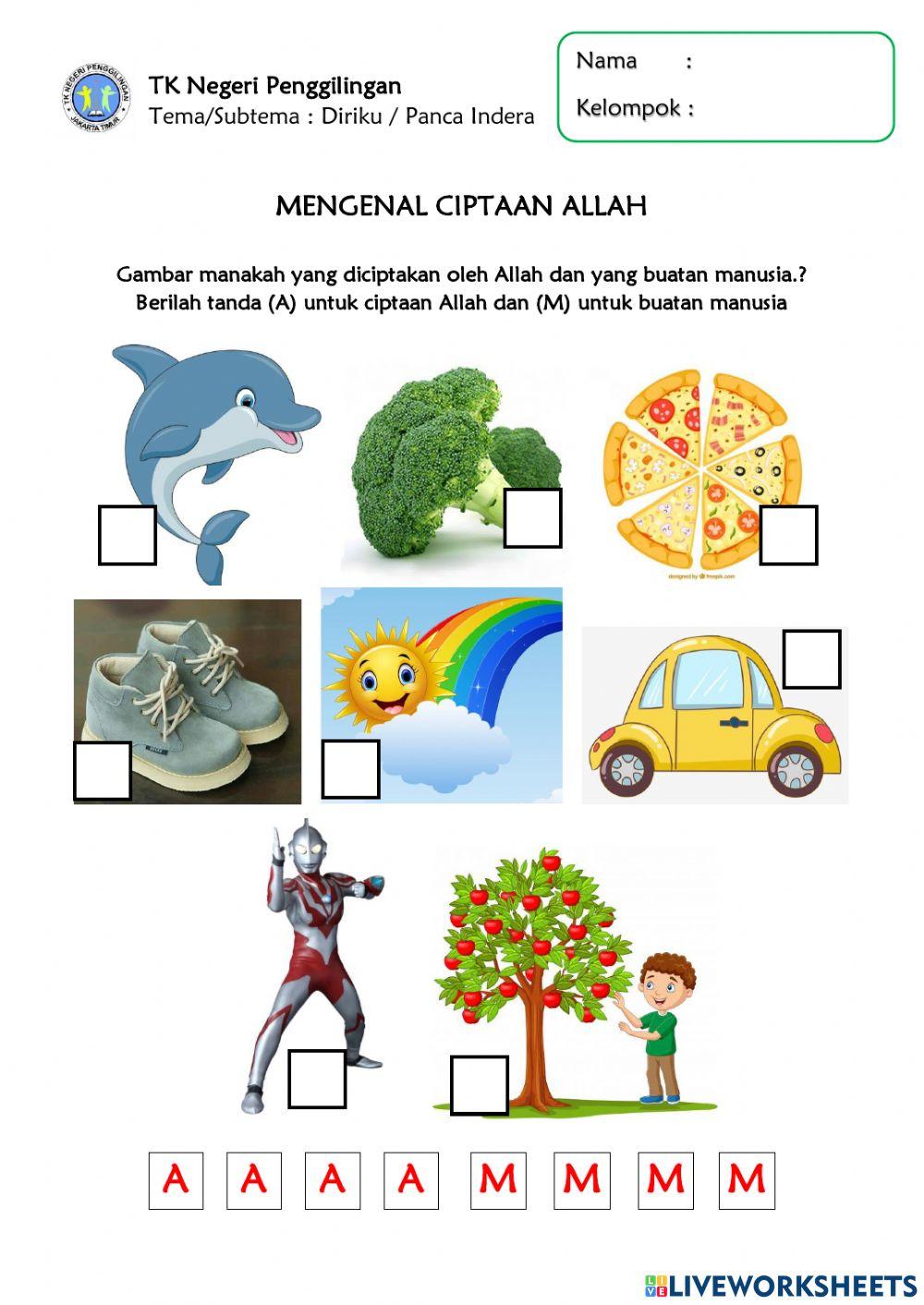 Mengenal ciptaan Allah dan buatan manusia 3261861