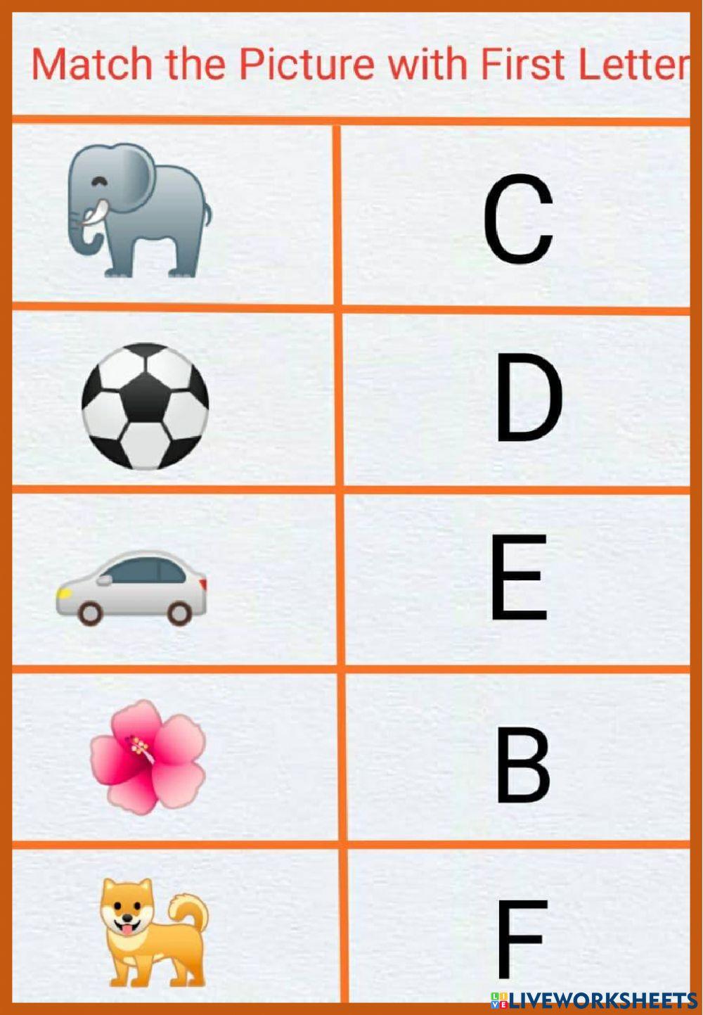 Alphabet 4 1224591 | LALANA J SHENOY | Live Worksheets