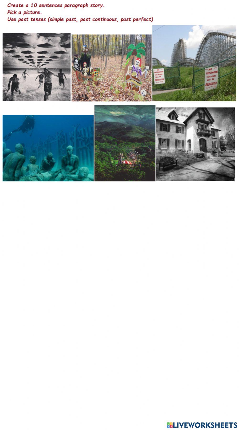 Story, past ten… | Free Interactive Worksheets | 1225435