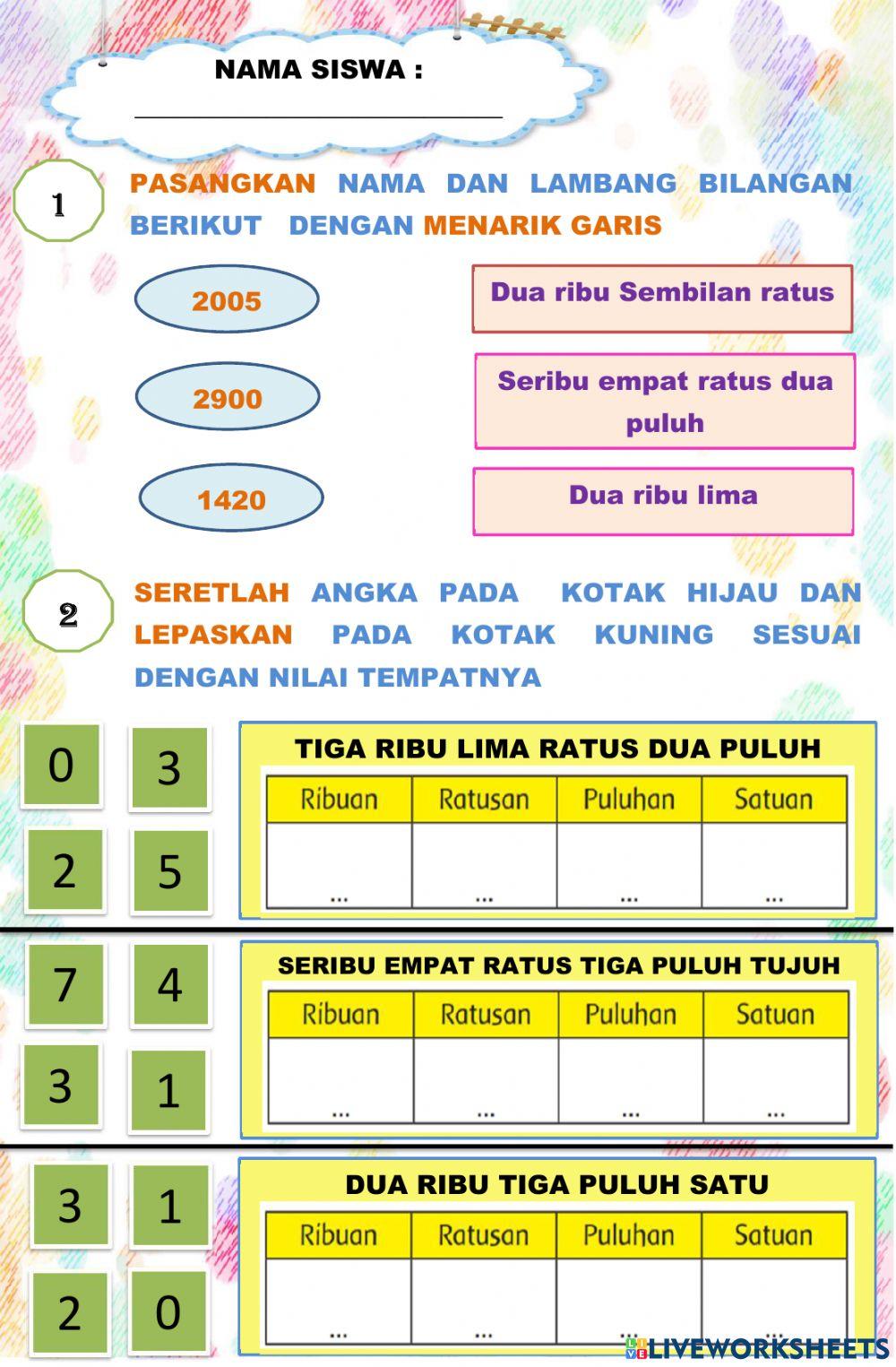 Lambang Dan Nama Bilangan 21 40 Worksheet Live Worksheets, 59% OFF Lambang Dan Nama Bilangan 21 40 Worksheet Live Worksheets, 59% OFF