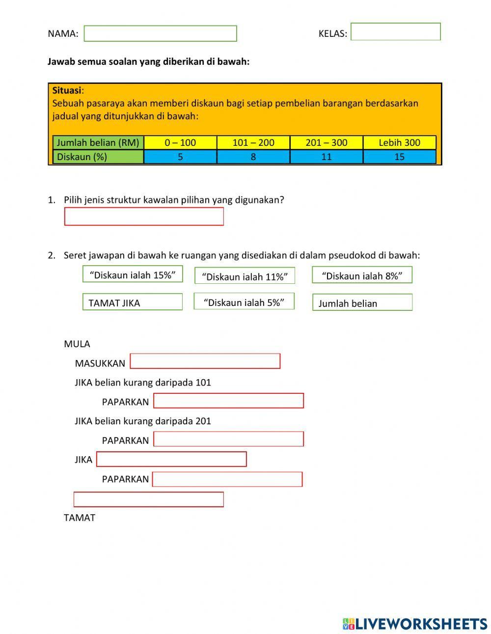Scratch siri 1 worksheet | Live Worksheets