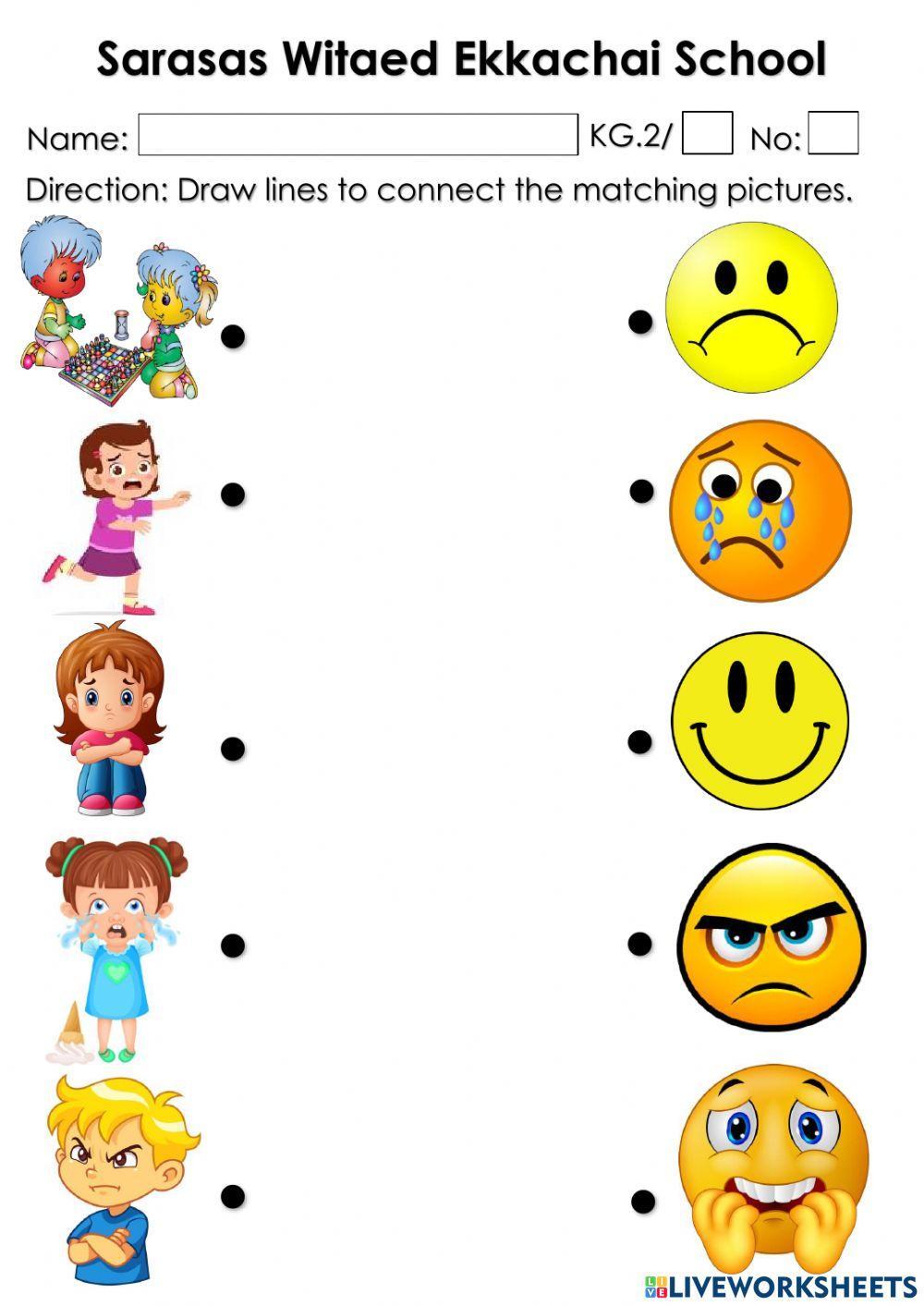 Emotions Online Exercise For Kindergarten Live Worksheets emotions-online-exercise-for-kindergarten-live-worksheets