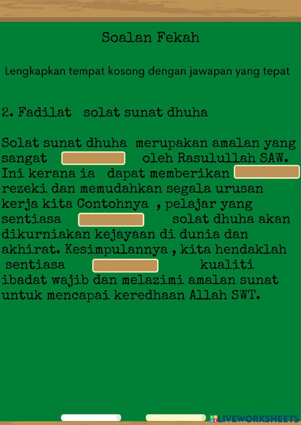 1328283 | Soalan Fekah Tingkatan 4 | NUR FARAHANIM AFRINA