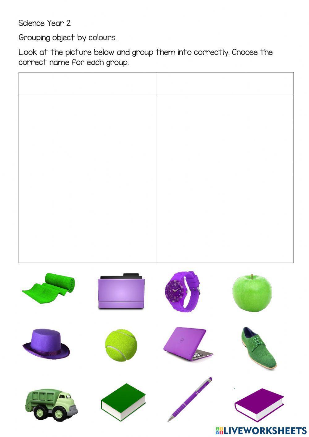 Grouping By Col… | Free Interactive Worksheets | 1328485