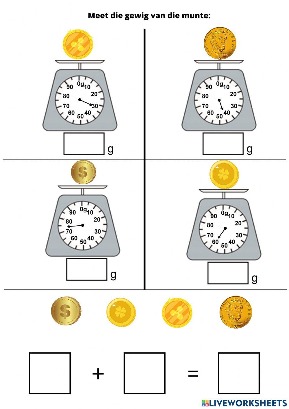 1329780 | Coins measurement Gr 2 | Marike
