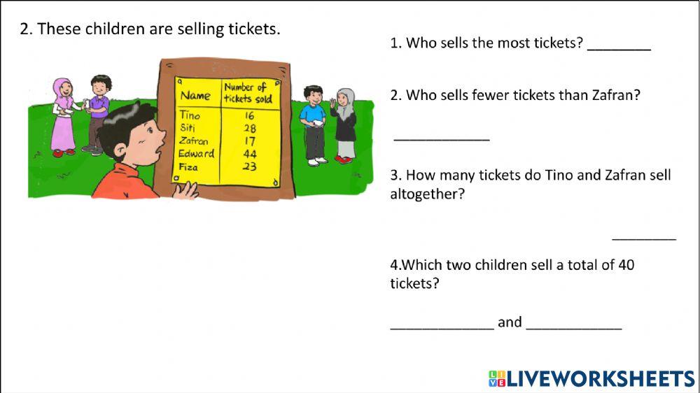 31.8.21 yr1 maths revision online exercise for | Live Worksheets