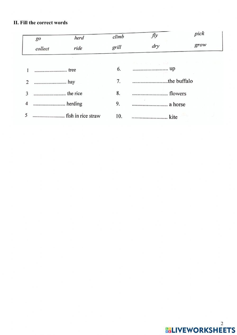 1332483 | Grade 8 - Unit 2 - Mini Test Lesson 1 | Huyền