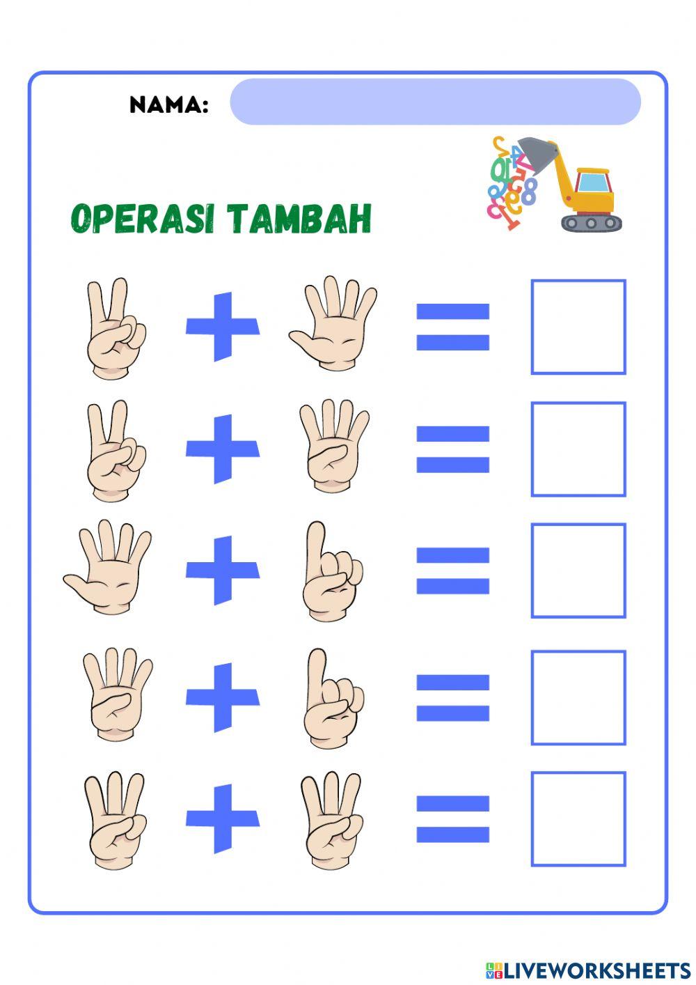 1333252 | Operasi tambah | izahayu ishak