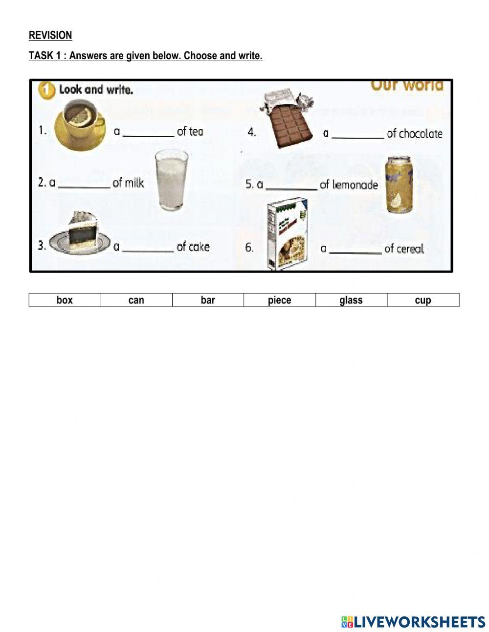 English online exercise for Year 4 | Live Worksheets