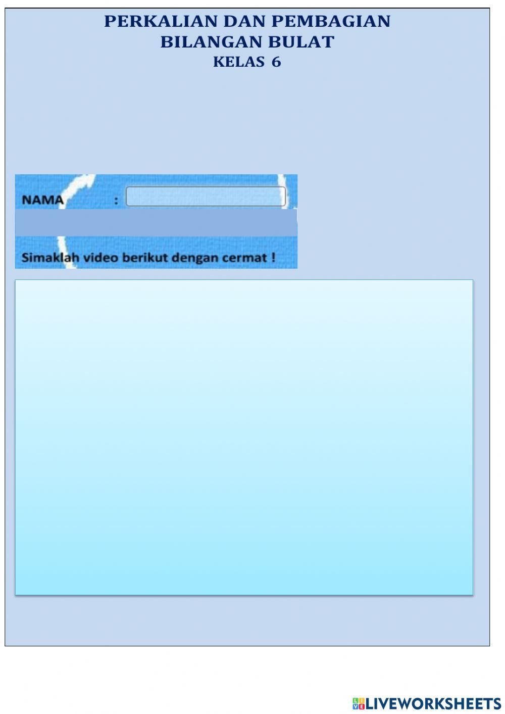 Bilbul interactive worksheet | Live Worksheets