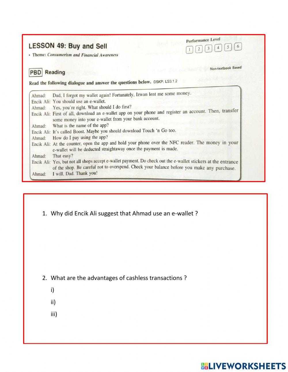 Lesson 49 F2 online exercise for | Live Worksheets