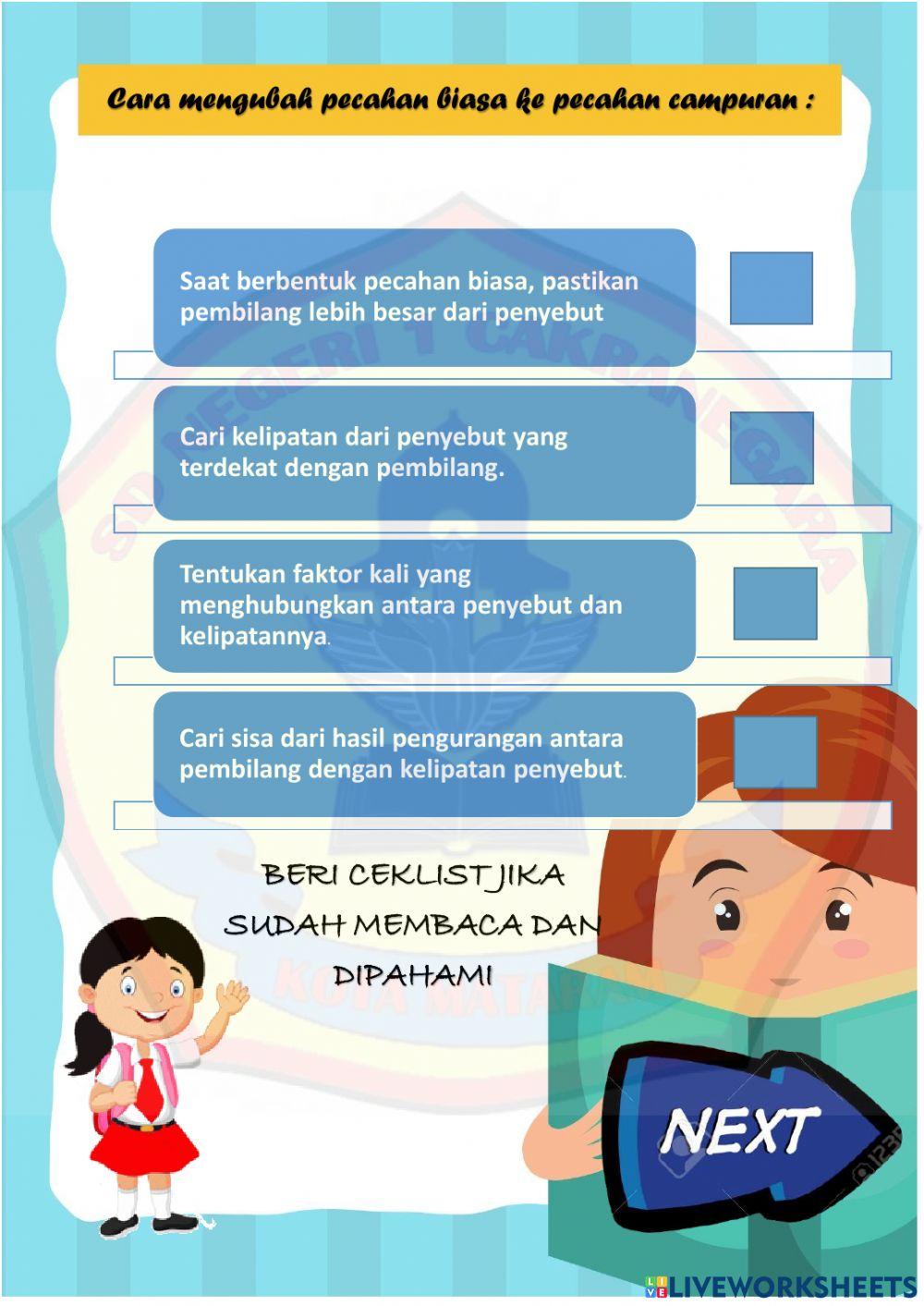 Halaman 3 worksheet | Live Worksheets