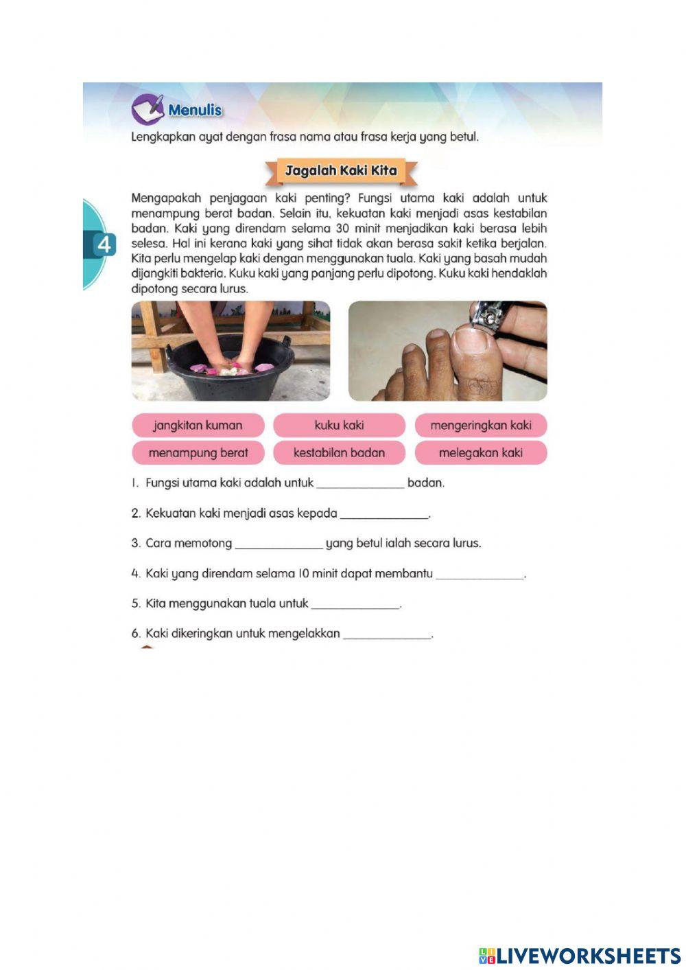 Bahasa Melayu Komunikasi Pendidikan Khas Tingkatan 2 activity | Live ...