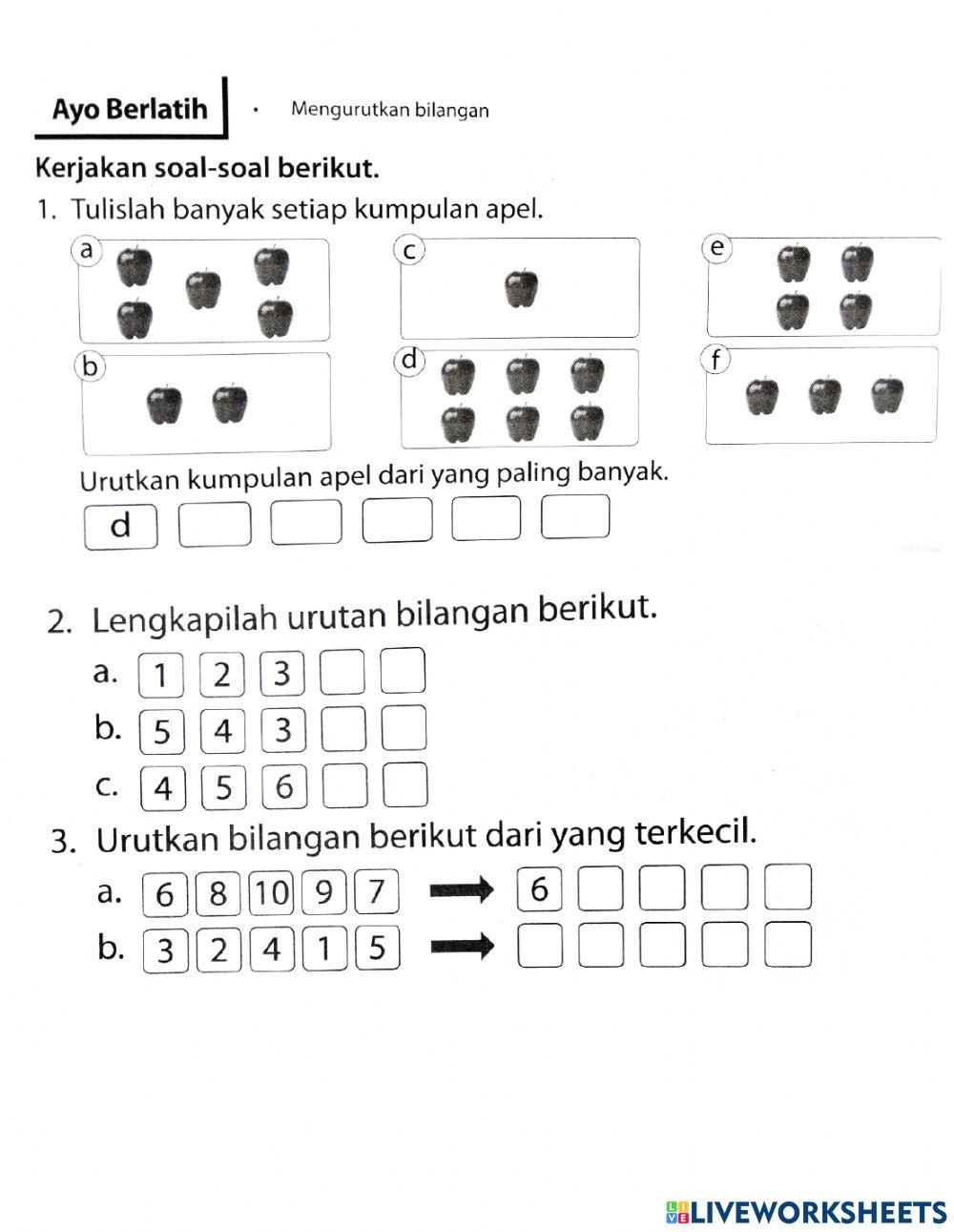 1227697 | Mat 2 T1 sub 3 | galuh_18 | LiveWorksheets