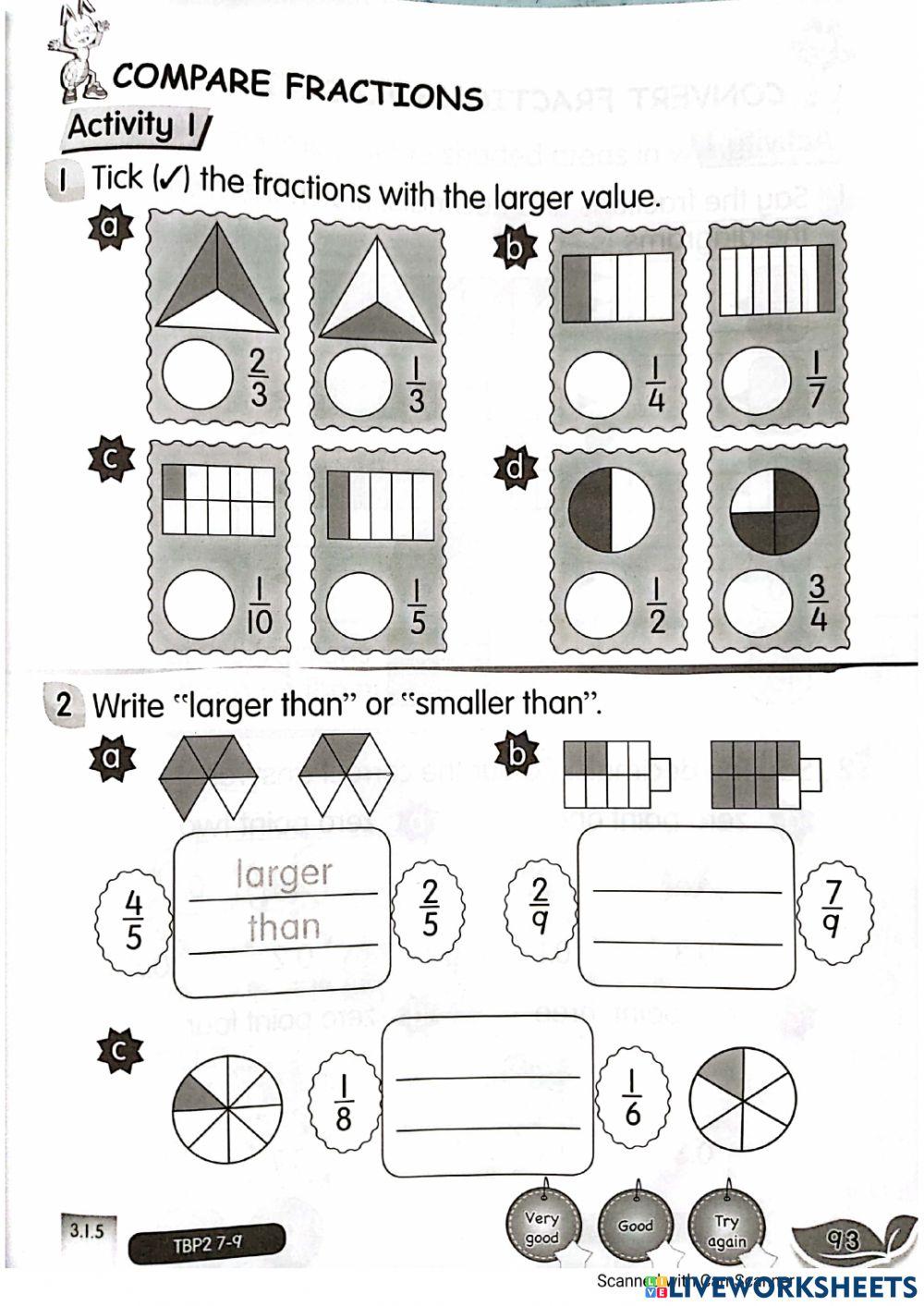 1227839 | Compare fractions | AngelinaWong