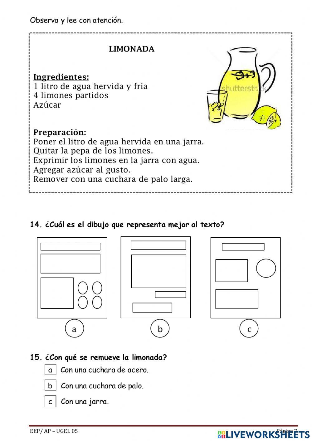 PRUEBA CENSAL online exercise for | Live Worksheets
