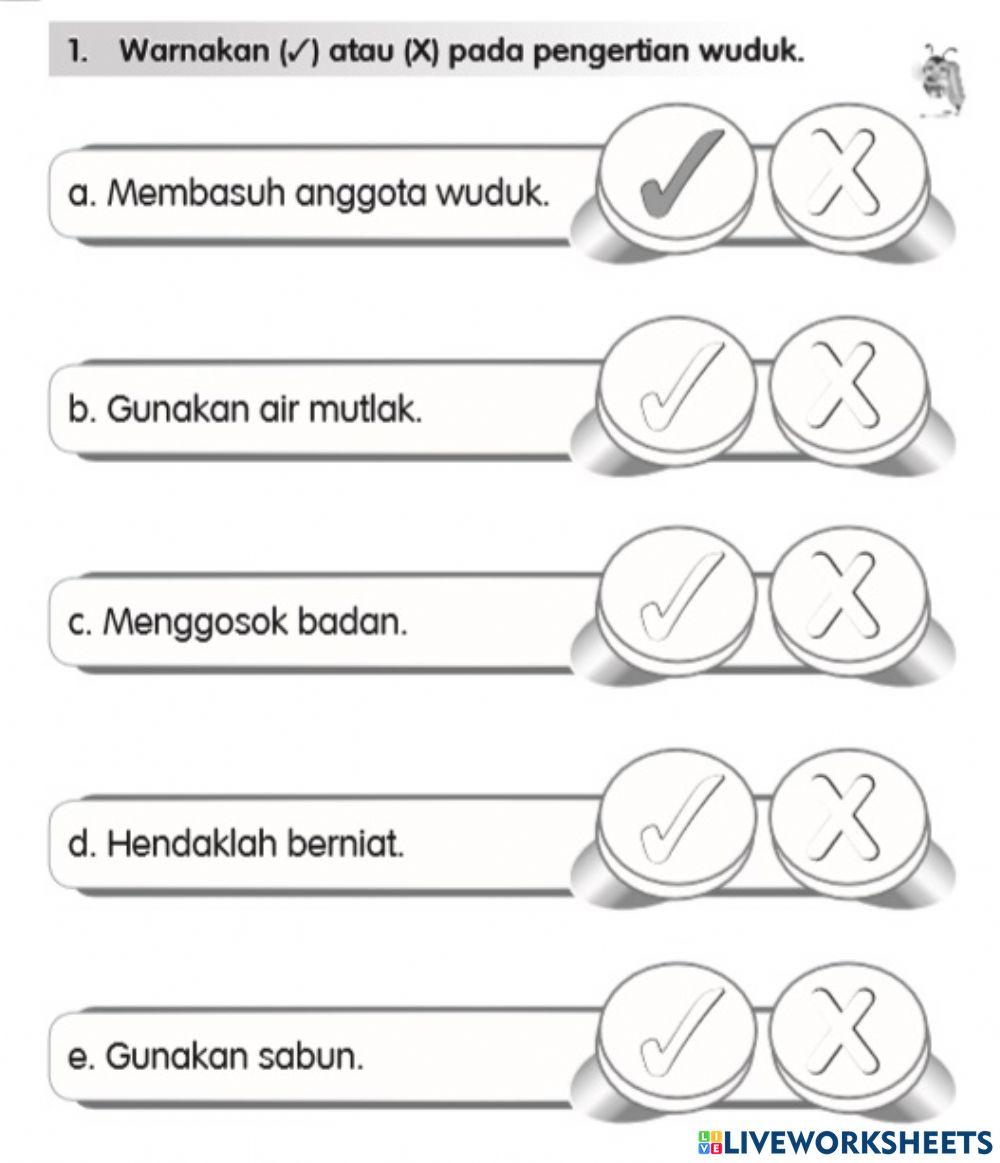 Pengertian wuduk 1228218 | cikgusakinah87 | Live