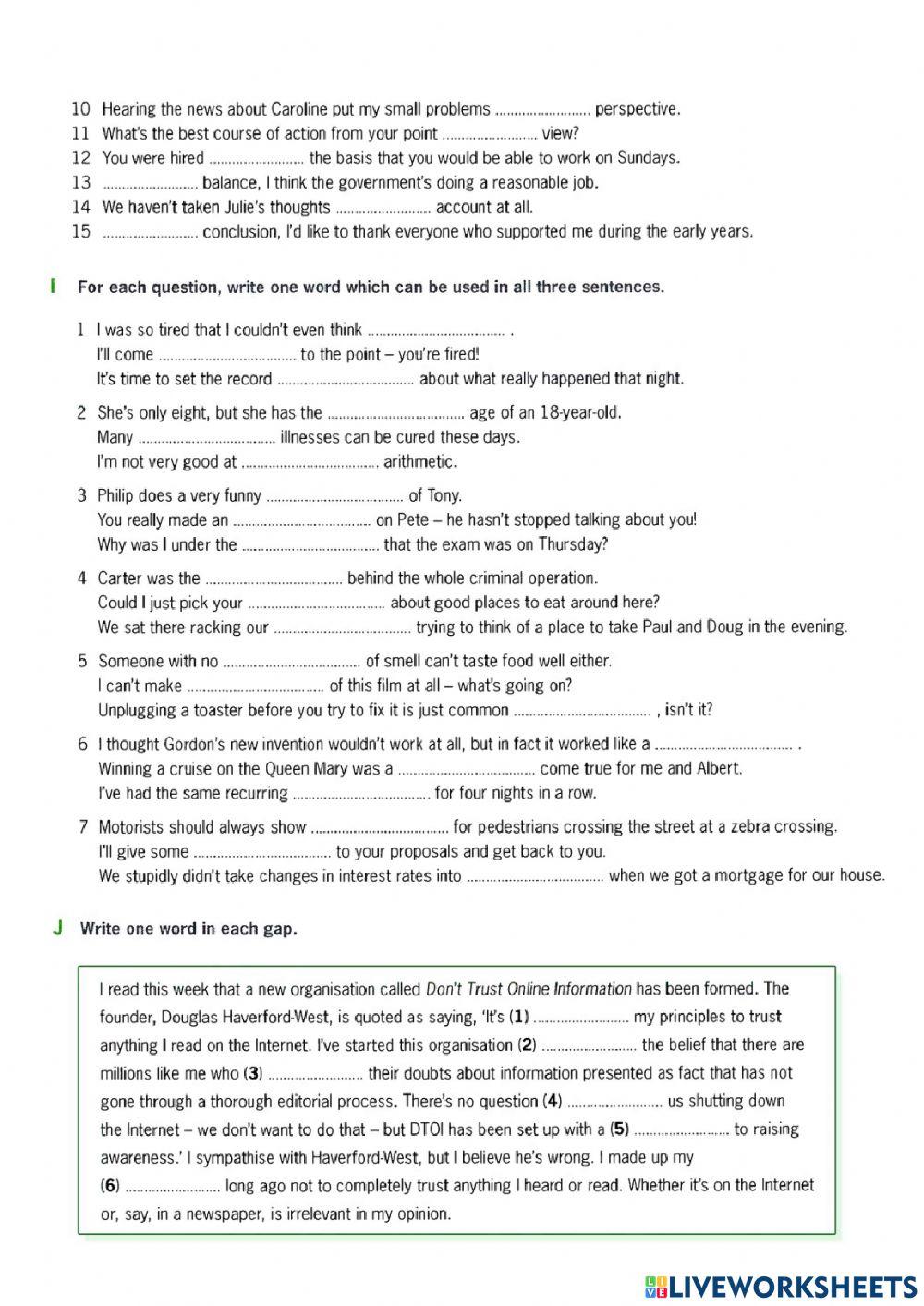 1228340 | Homework topic 1 | nghimee533 | LiveWorksheets