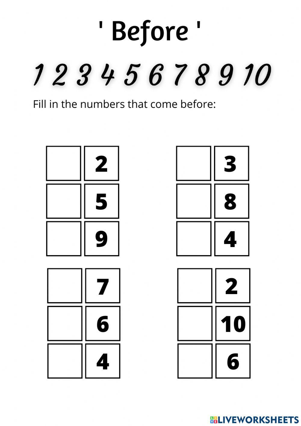 1228664 Before Number 1 10 OrchidSE LiveWorksheets 1228664-before-number-1-10-orchidse-liveworksheets