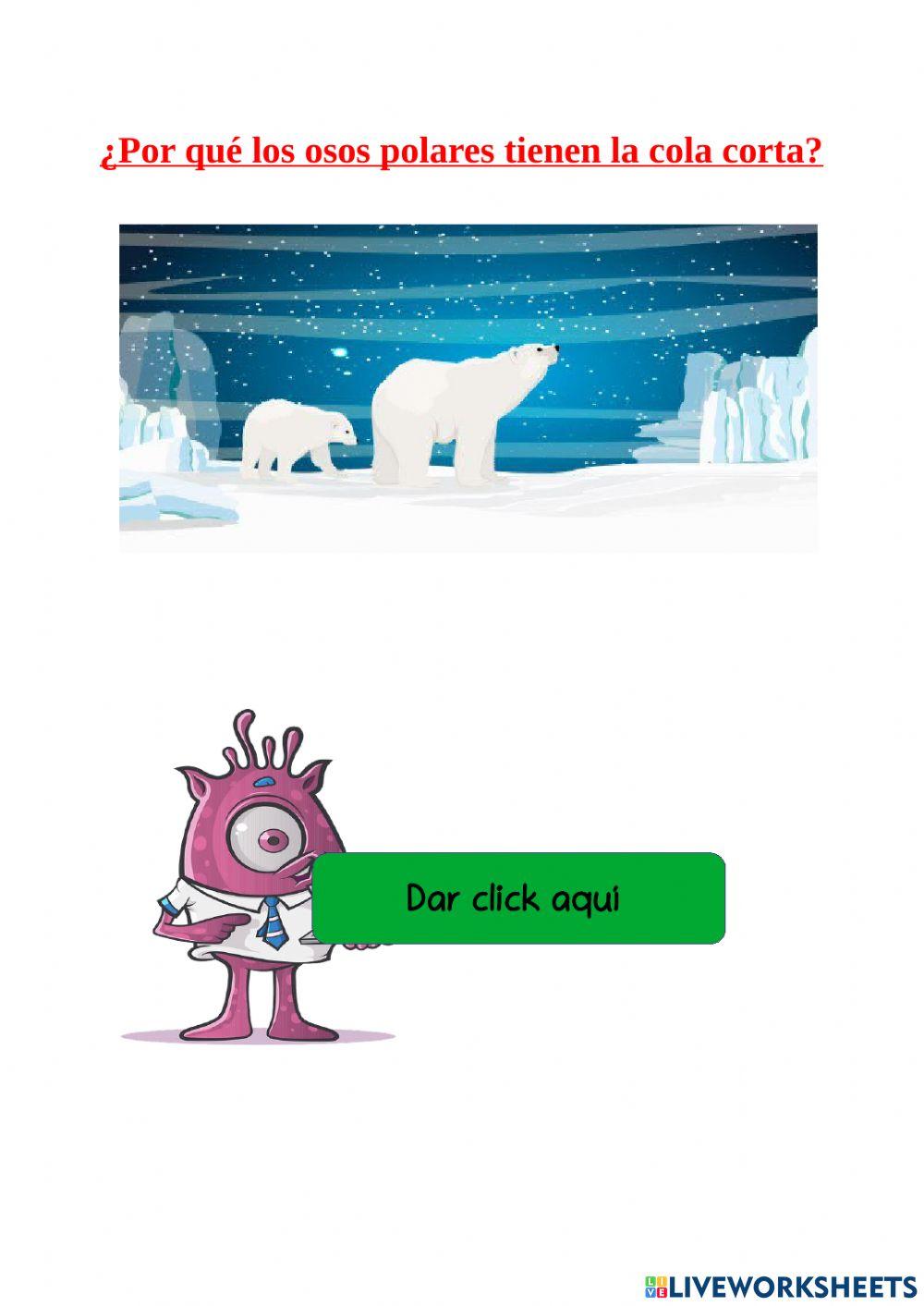 Por qué los oso… | Free Interactive Worksheets | 1329872