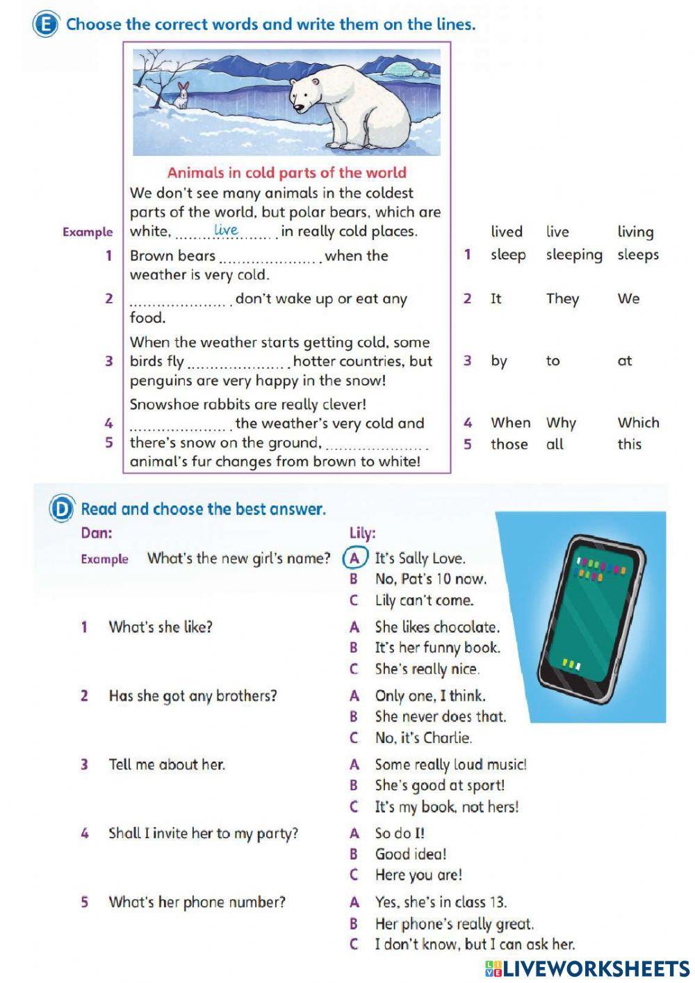 Fun for movers | Free Interactive Worksheets | 1229865