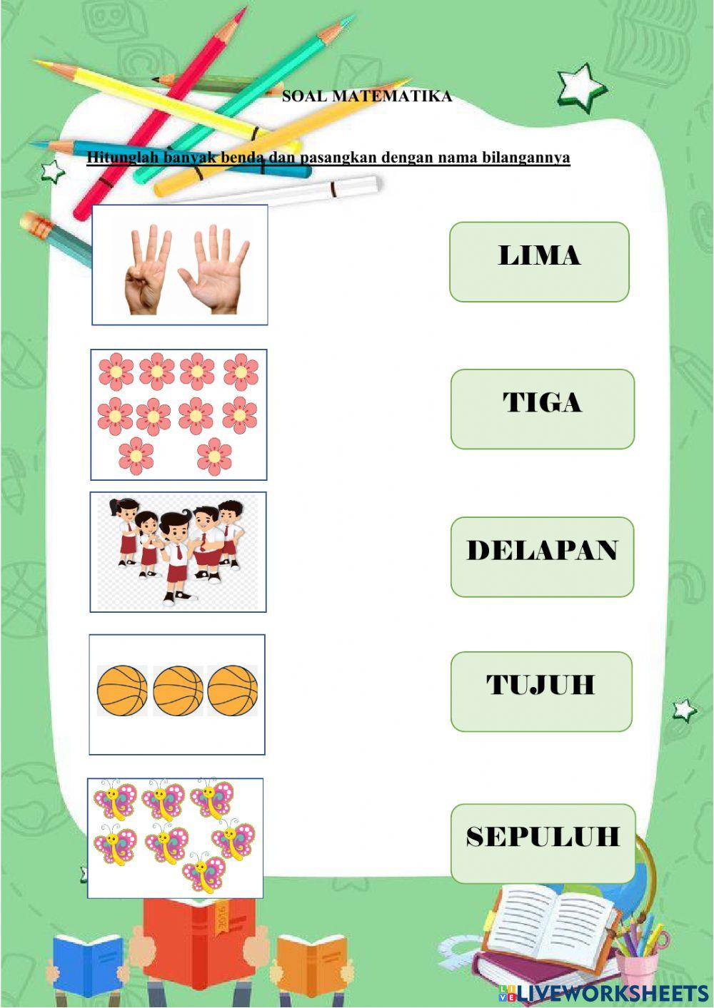 Matematika online exercise for 1 | Live Worksheets