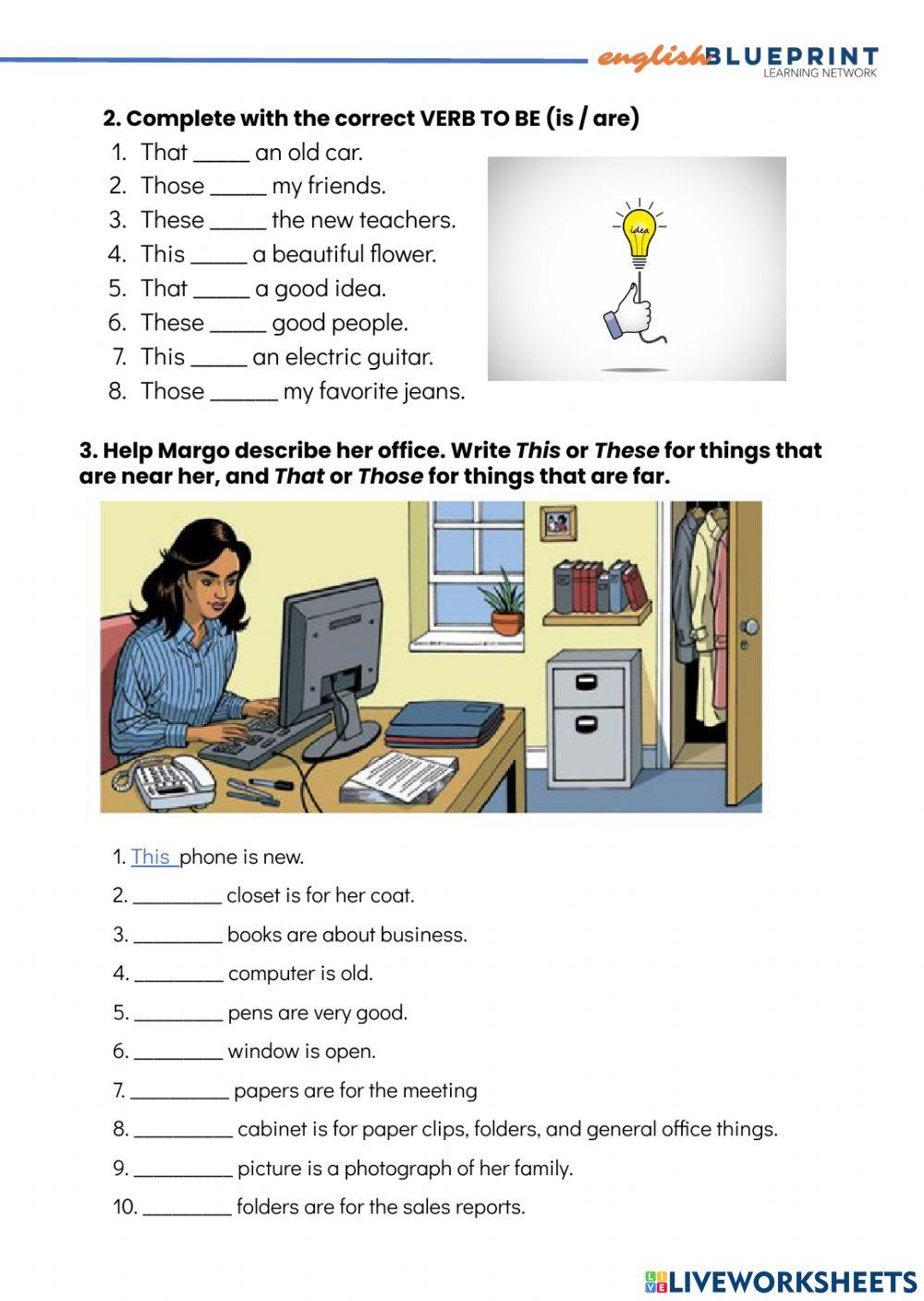 Demonstratives Exercises