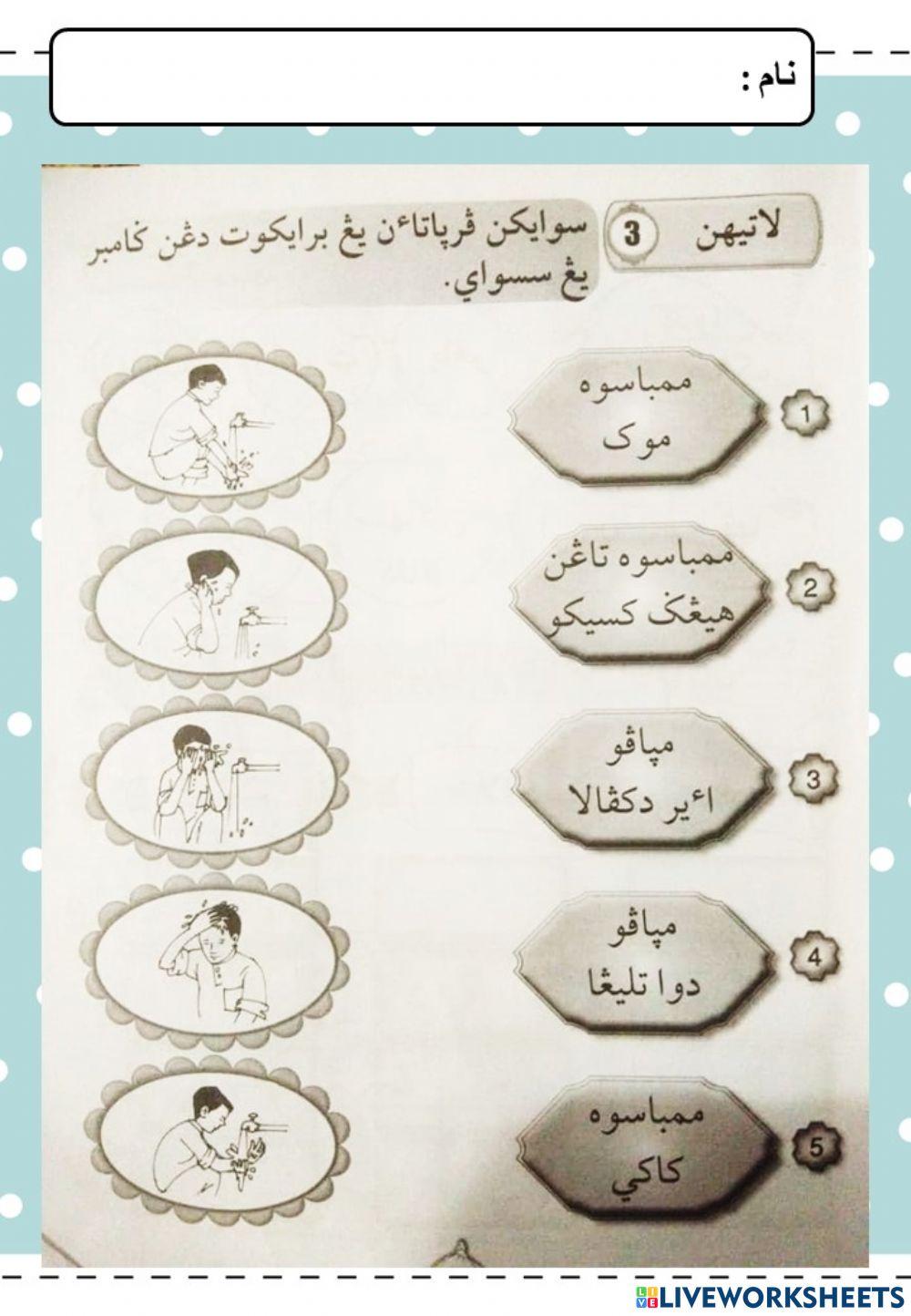 Wudhu online exercise | Live Worksheets