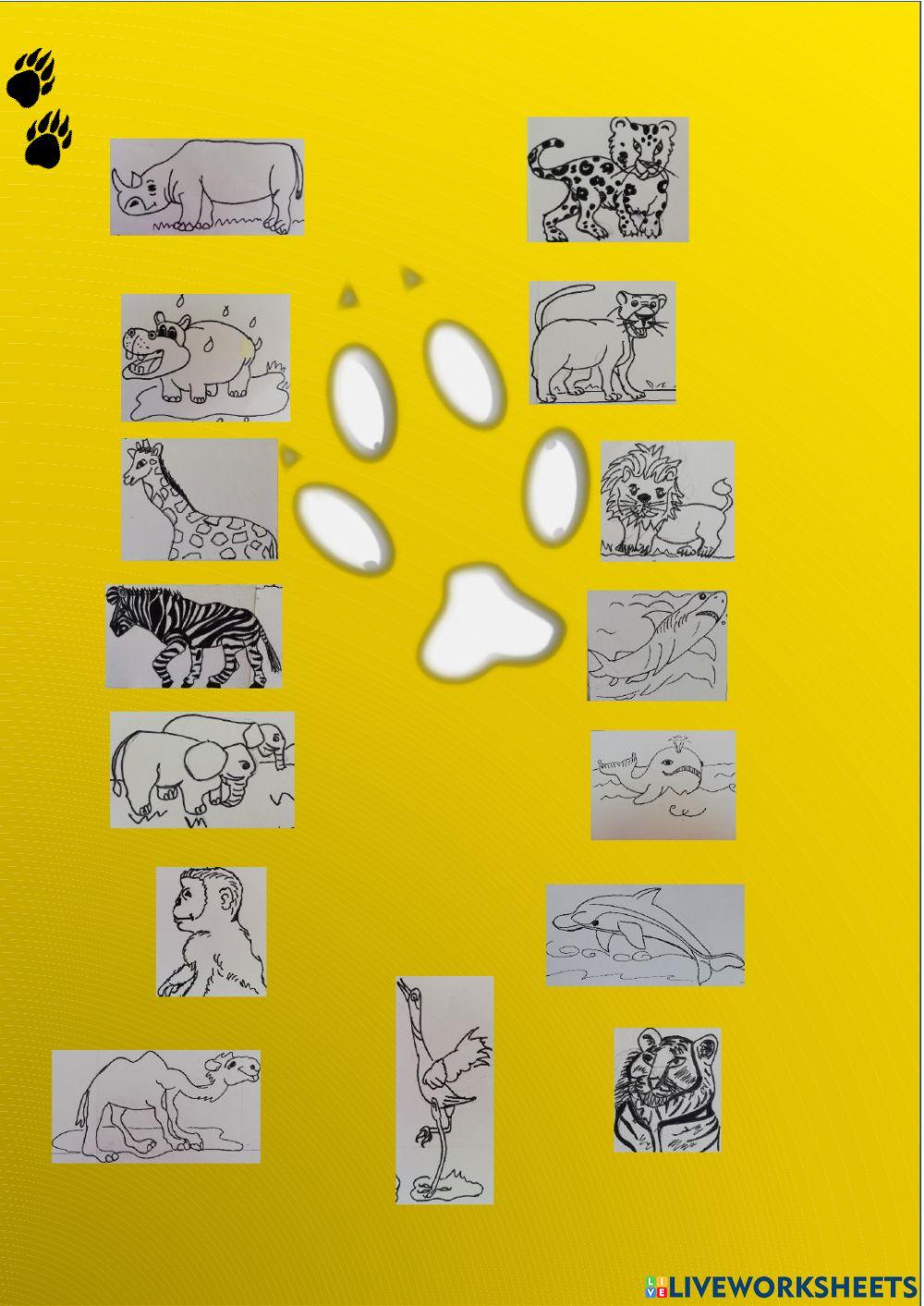 Wild animals - … | Free Interactive Worksheets | 1231121