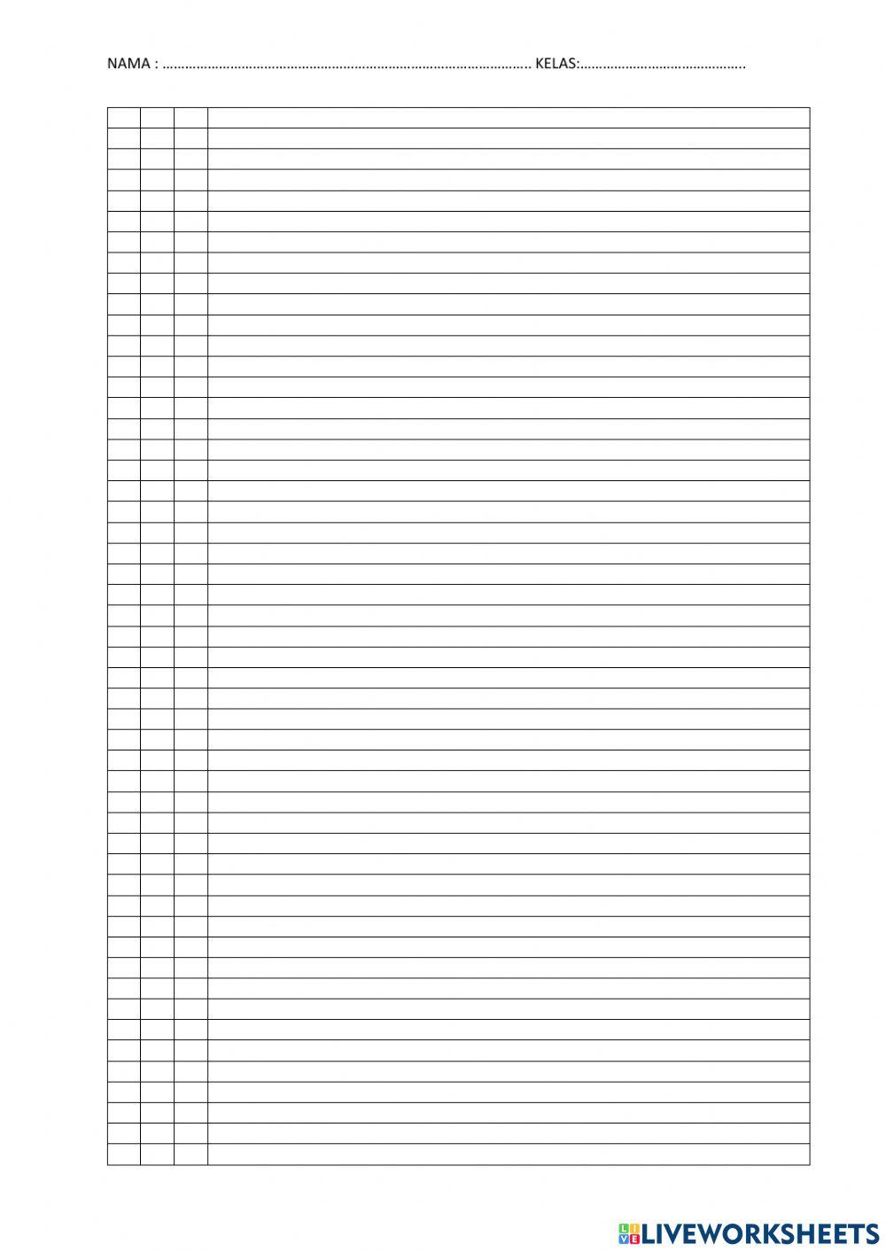 Soalan 3 interactive worksheet | Live Worksheets