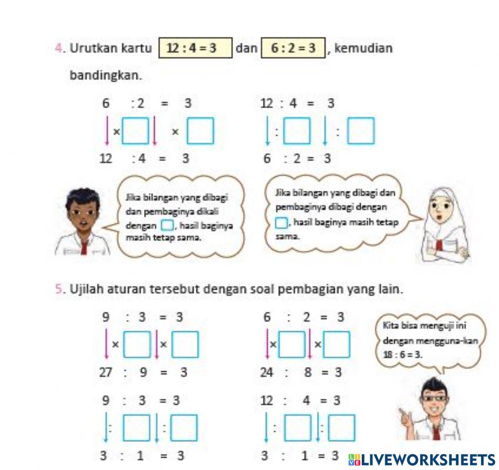 Matematika online exercise for 4 | Live Worksheets