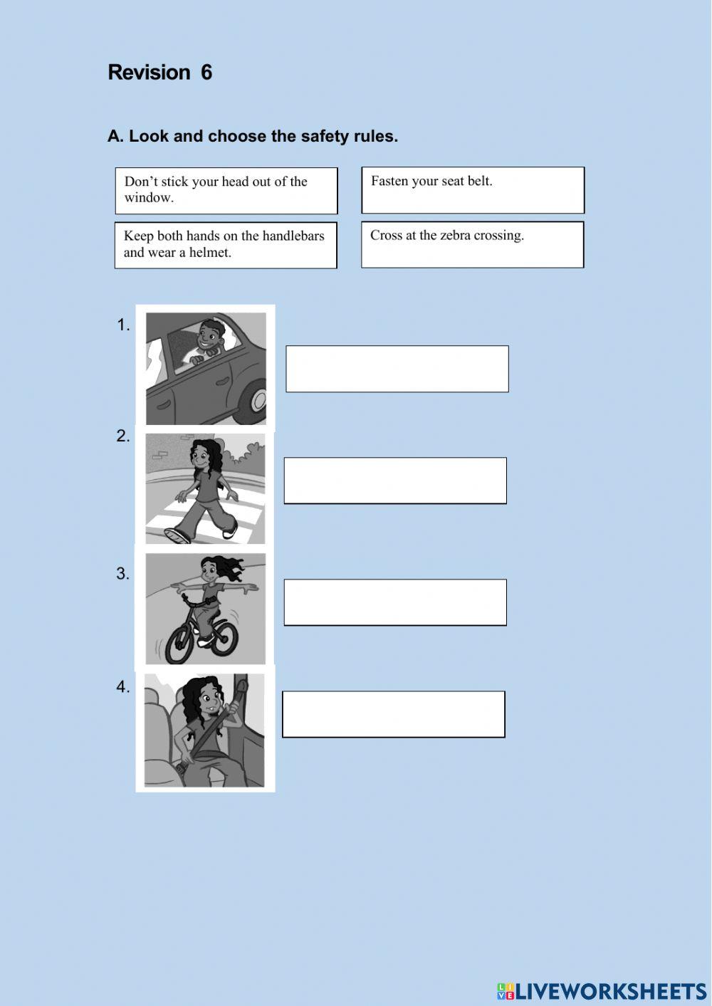 Revision Unit 6 Online Worksheet For 4 Live Worksheets