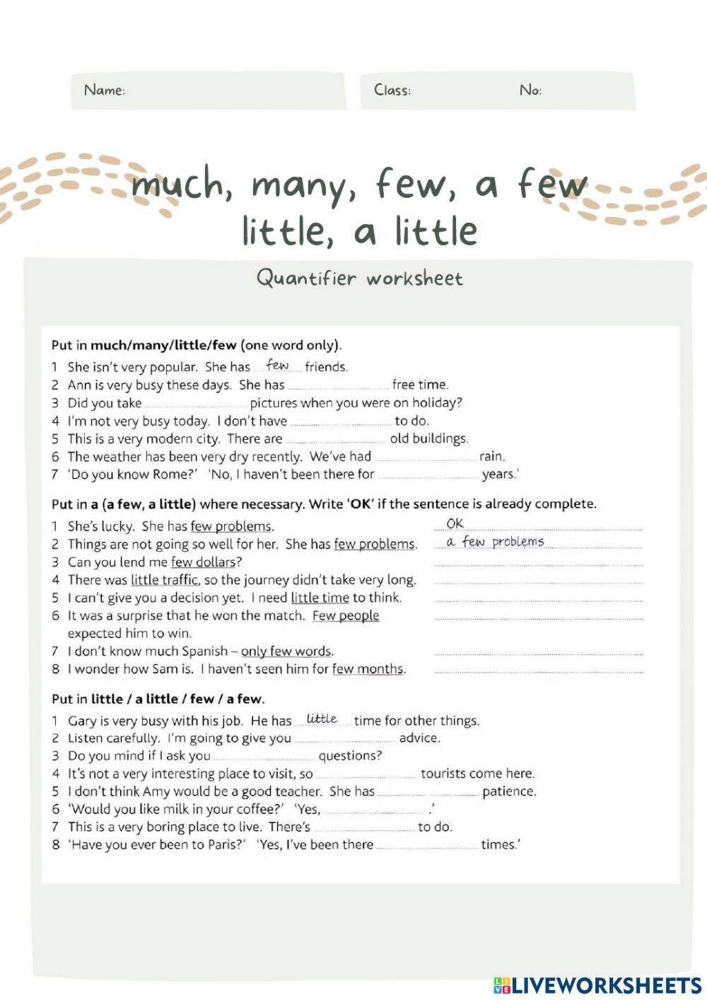 6677000 | much many few a few little a little | นลินรัตน์