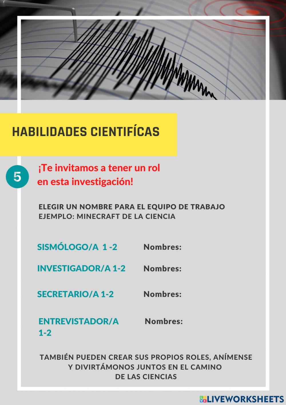 HABILIDADES CIE… | Free Interactive Worksheets | 3273955