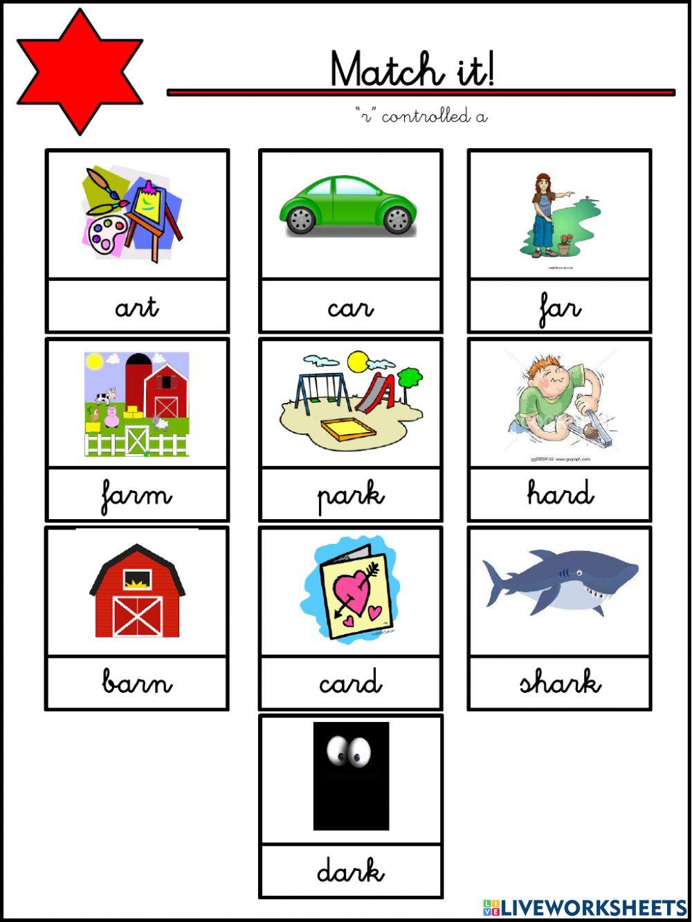 R controlled a worksheet | Live Worksheets