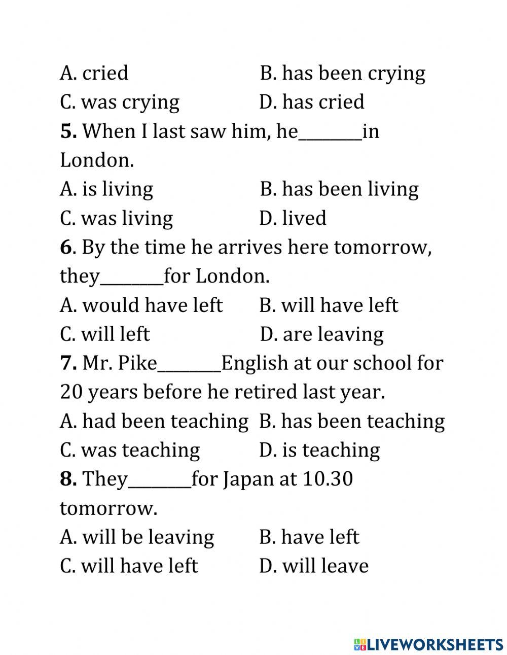 MODULE 3:VERB TENSES 0355 | stareducation | Live