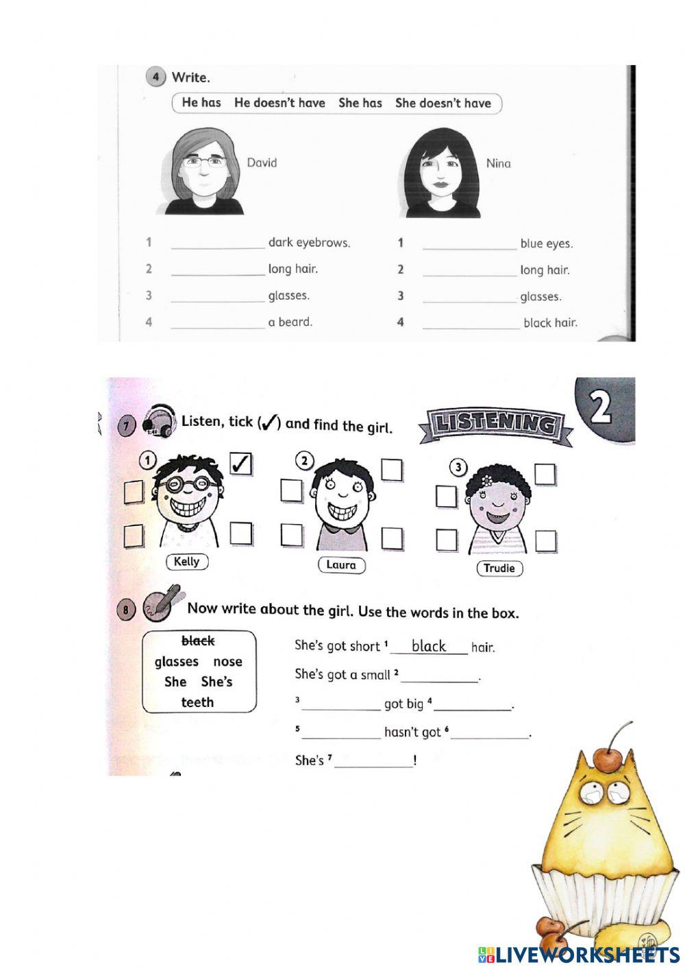 P3 aB worksheet | Live Worksheets
