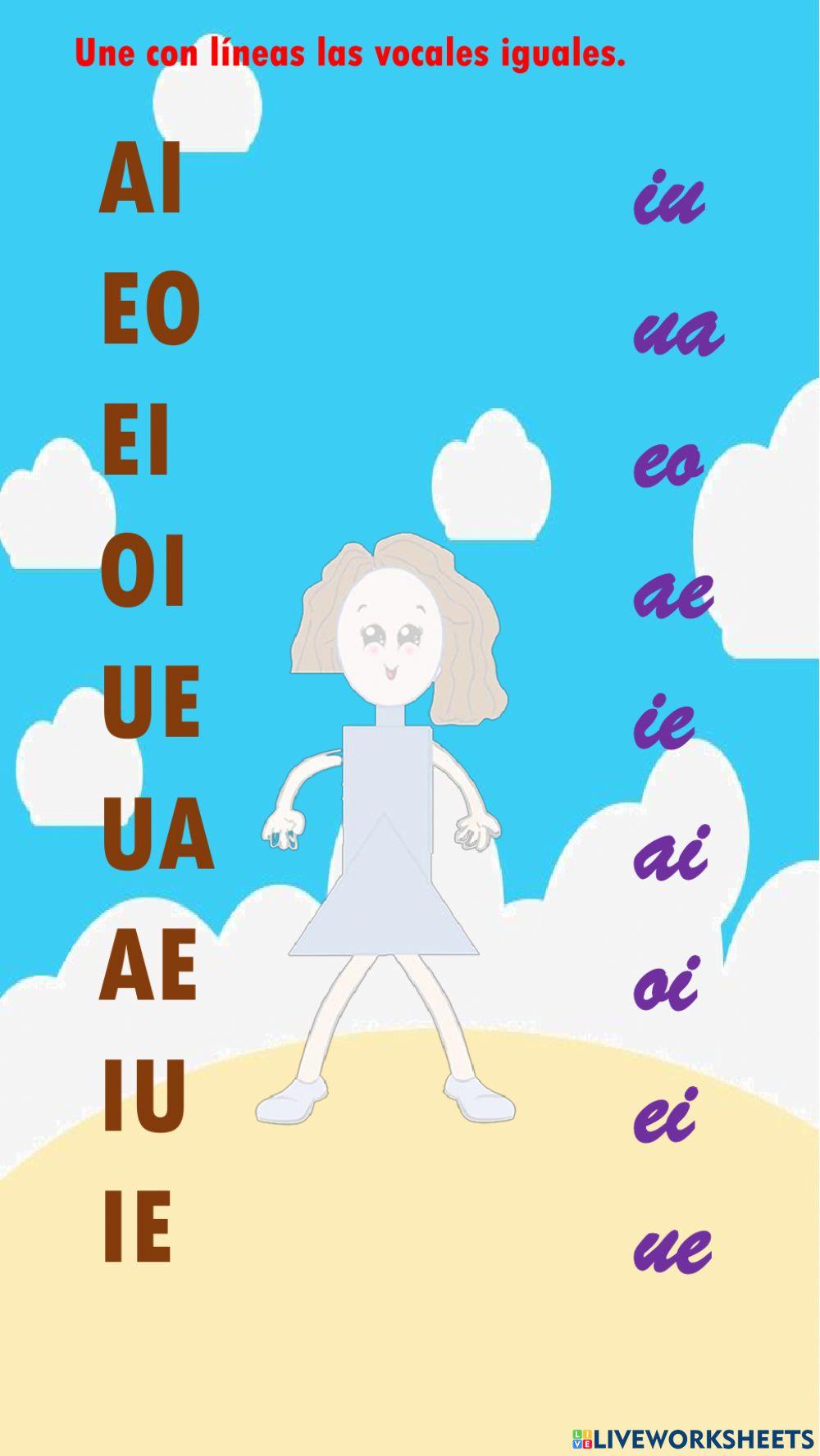 Une con líneas … | Free Interactive Worksheets | 1234538